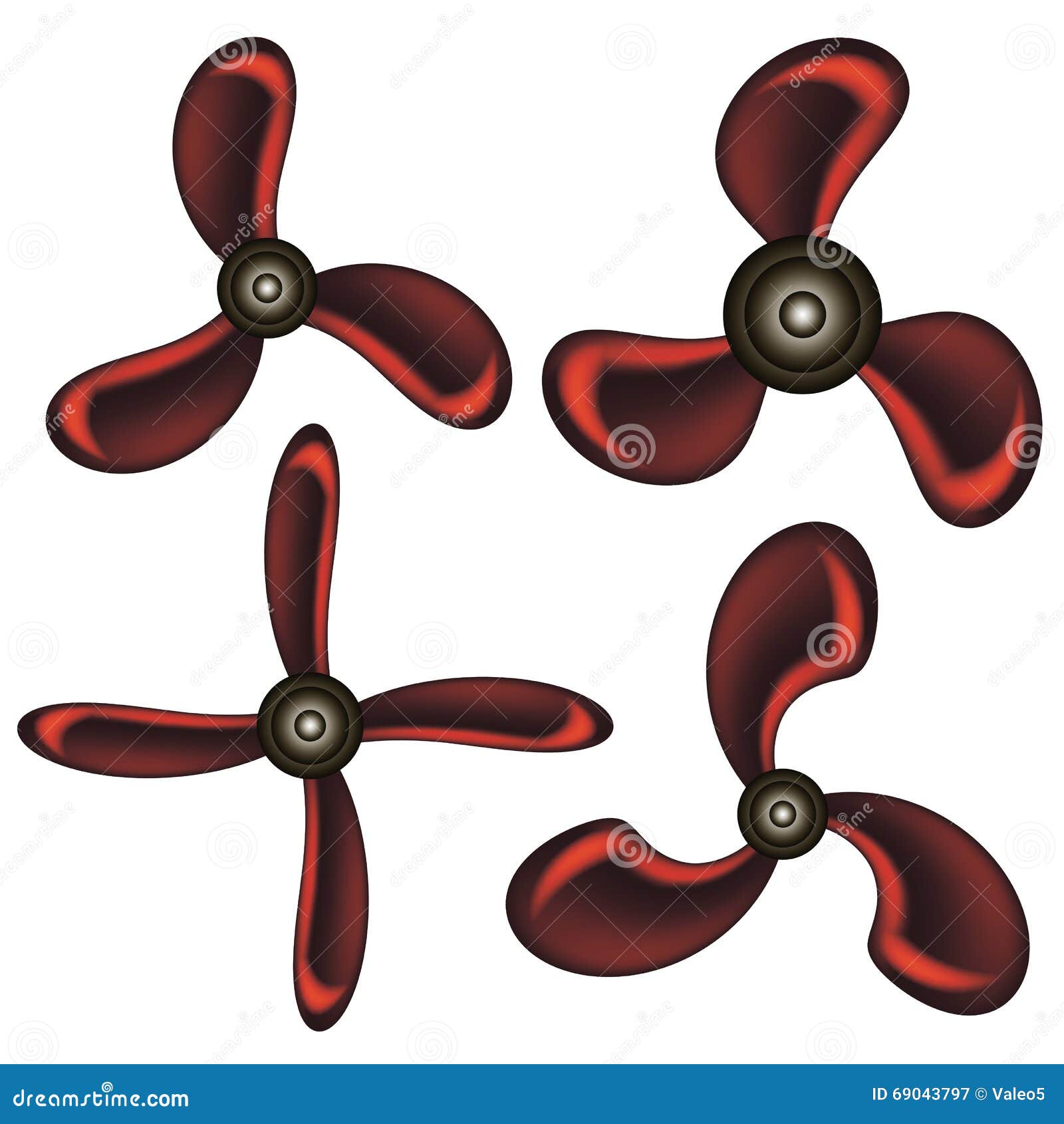 Propeller Icons Vector Illustration | CartoonDealer.com #97733728