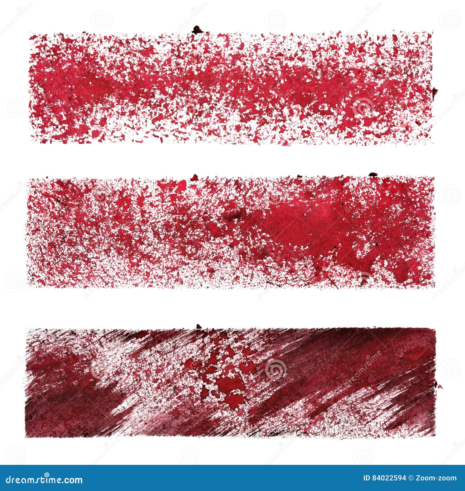 Set of red stencil stripes stock illustration. Illustration of graphic ...