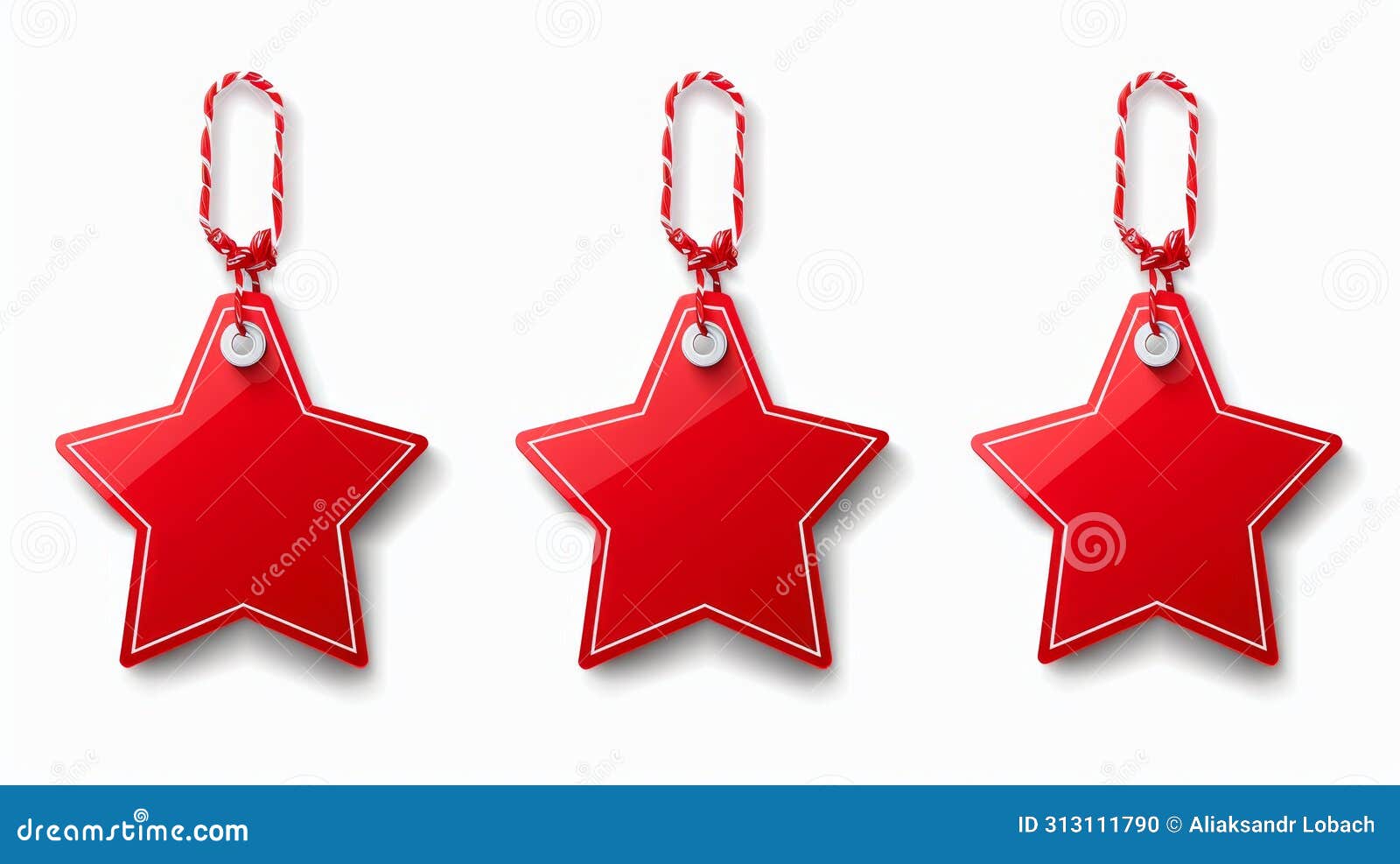 A Set of Red Trade Labels. Labels without Stickers Stock Illustration ...