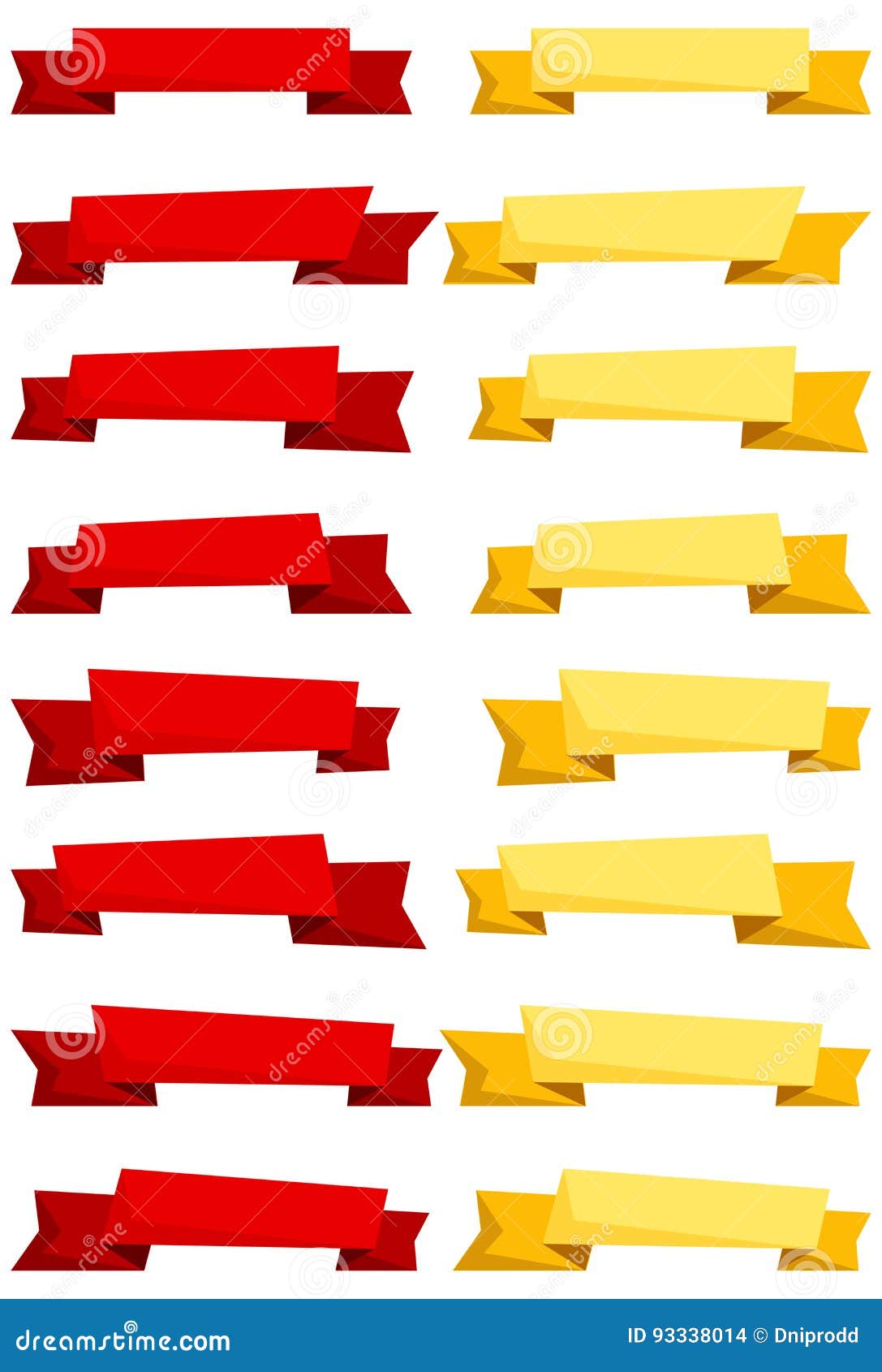 Cartoon Ribbons Old Papyrus Vector Illustration | CartoonDealer.com ...