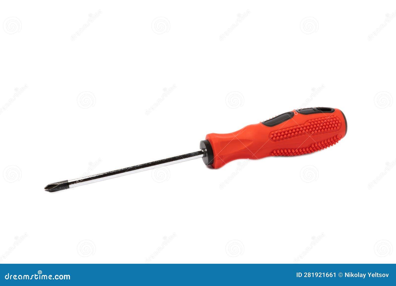 Set of Red-yellow Screwdrivers Isolated Stock Illustration ...