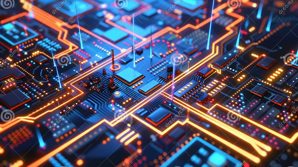 Set of Related Fields that Encompass Computer Systems Stock Photo ...