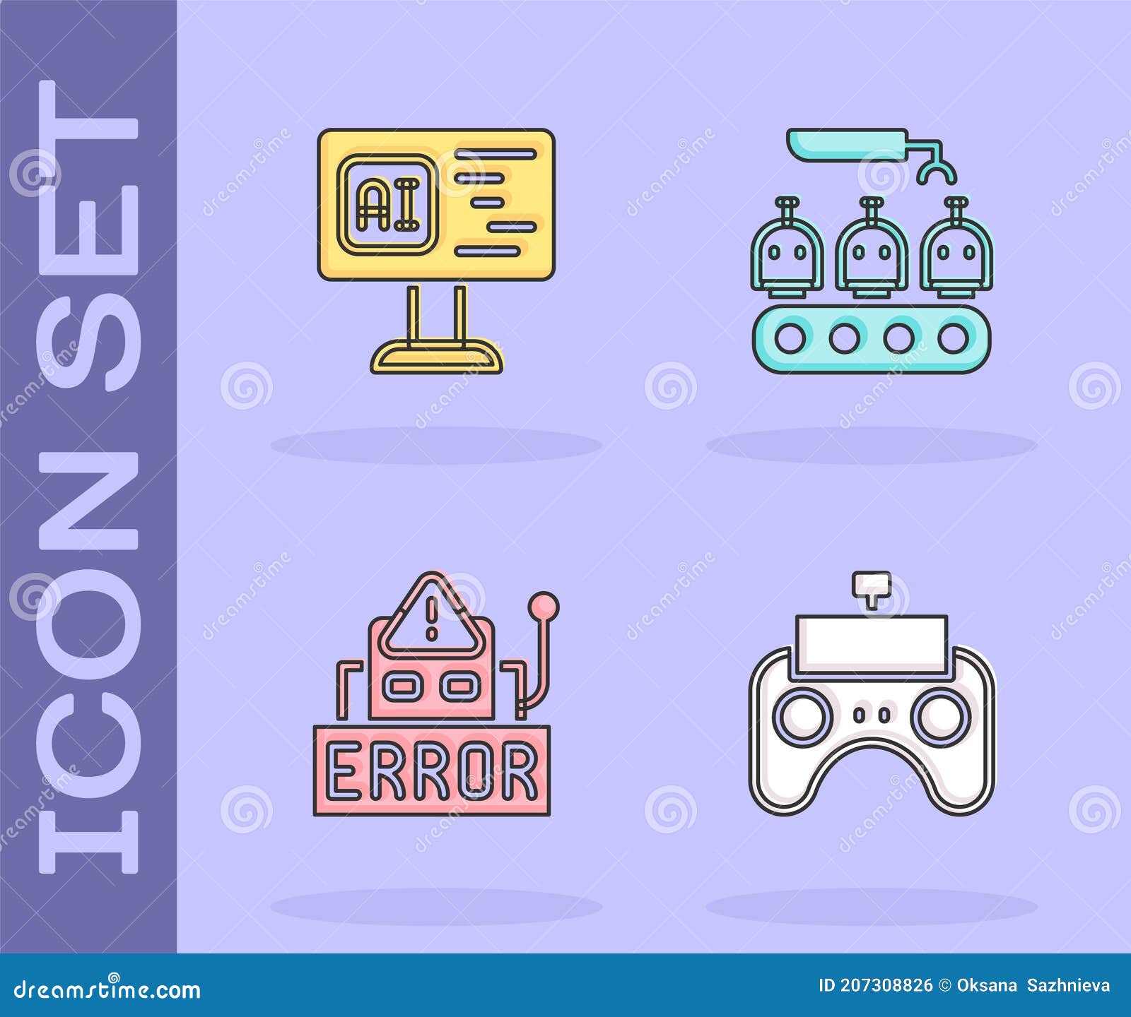 Set Remote Control, Software, Error in Robot and Industrial Production ...