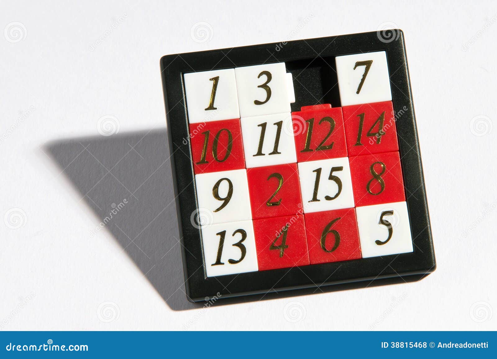 Set of Removable Numbers in a Black Frame Stock Photo - Image of ...