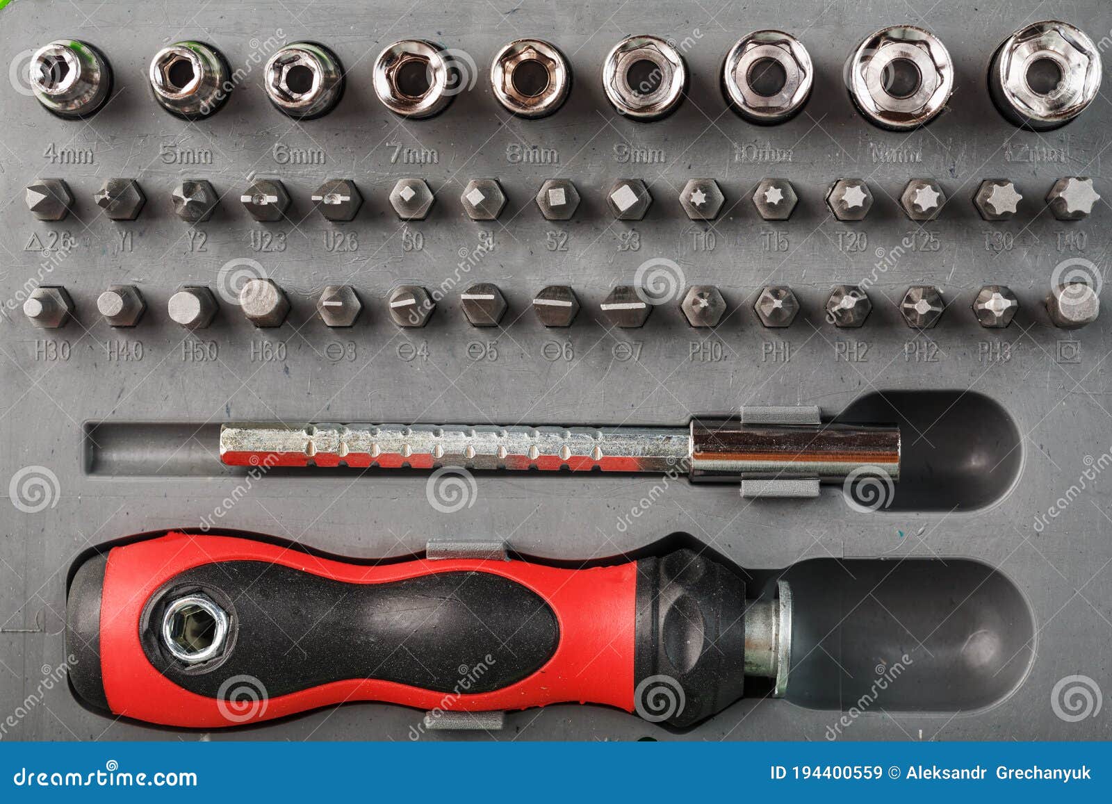 A Set of Replacement Attachments, Bits and Screwdrivers, for Repair ...