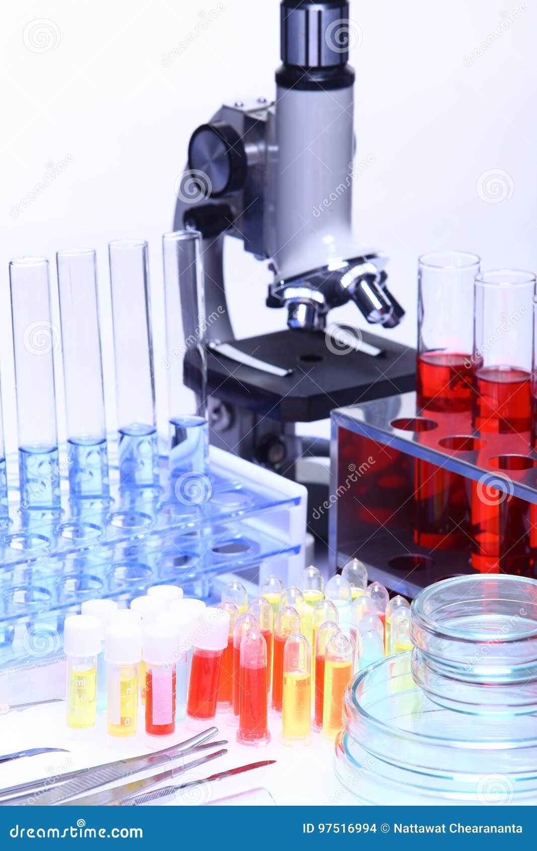 Set of Research and Development Kit, Medial Tools and Scientist Stock ...