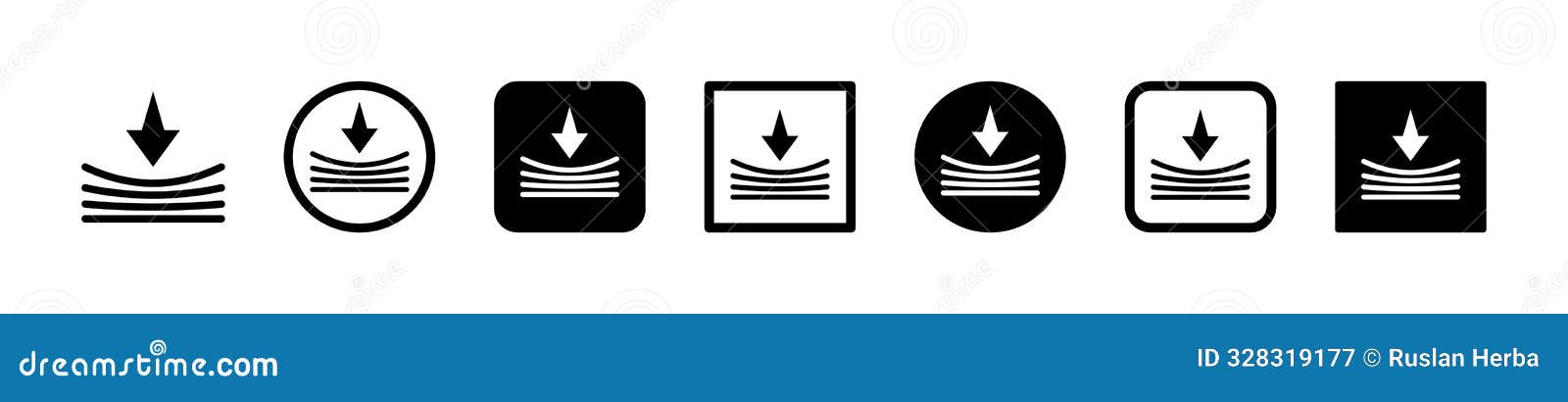 Set Of Resilience Vector Symbols. Resilient Material. | CartoonDealer ...