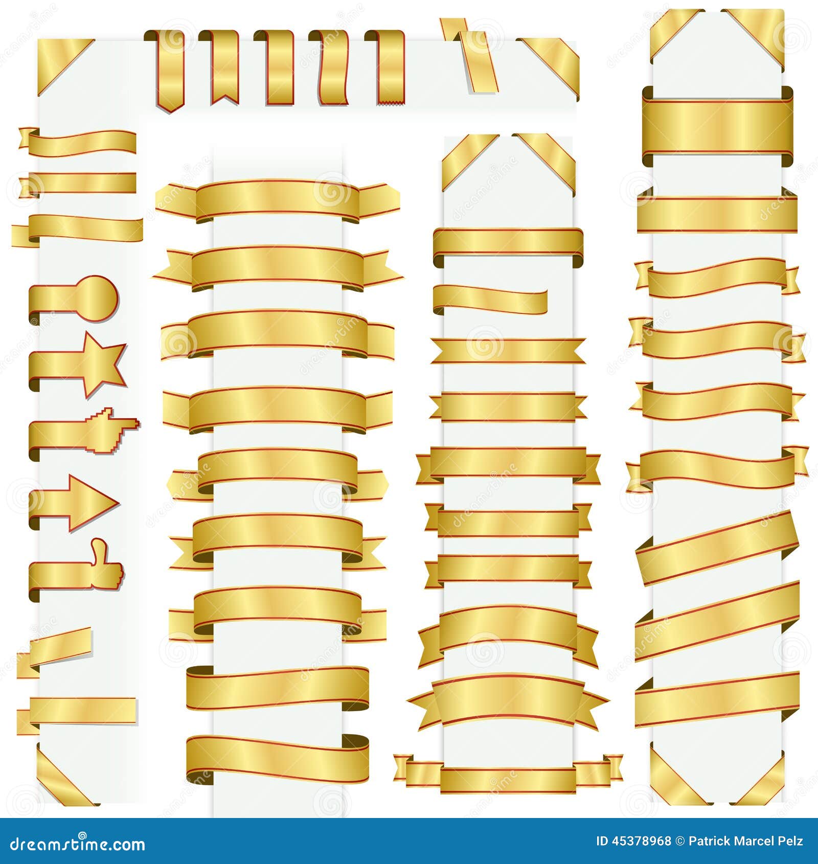 Set of retro banners stock vector. Illustration of celebration - 45378968