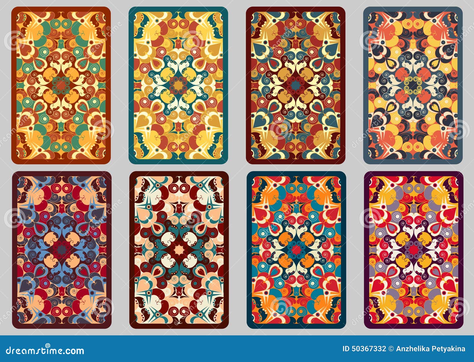 Set retro cards stock vector. Illustration of colorful - 50367332