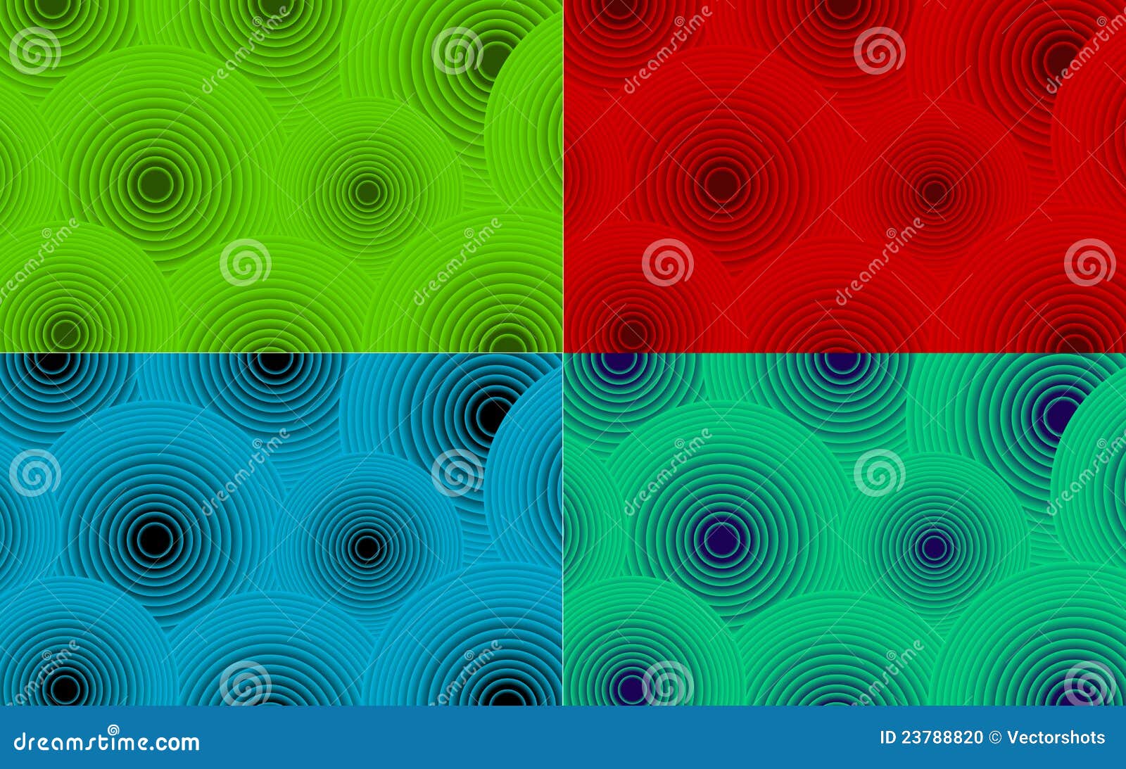 Set of Retro Circle Background Stock Vector - Illustration of autumn ...
