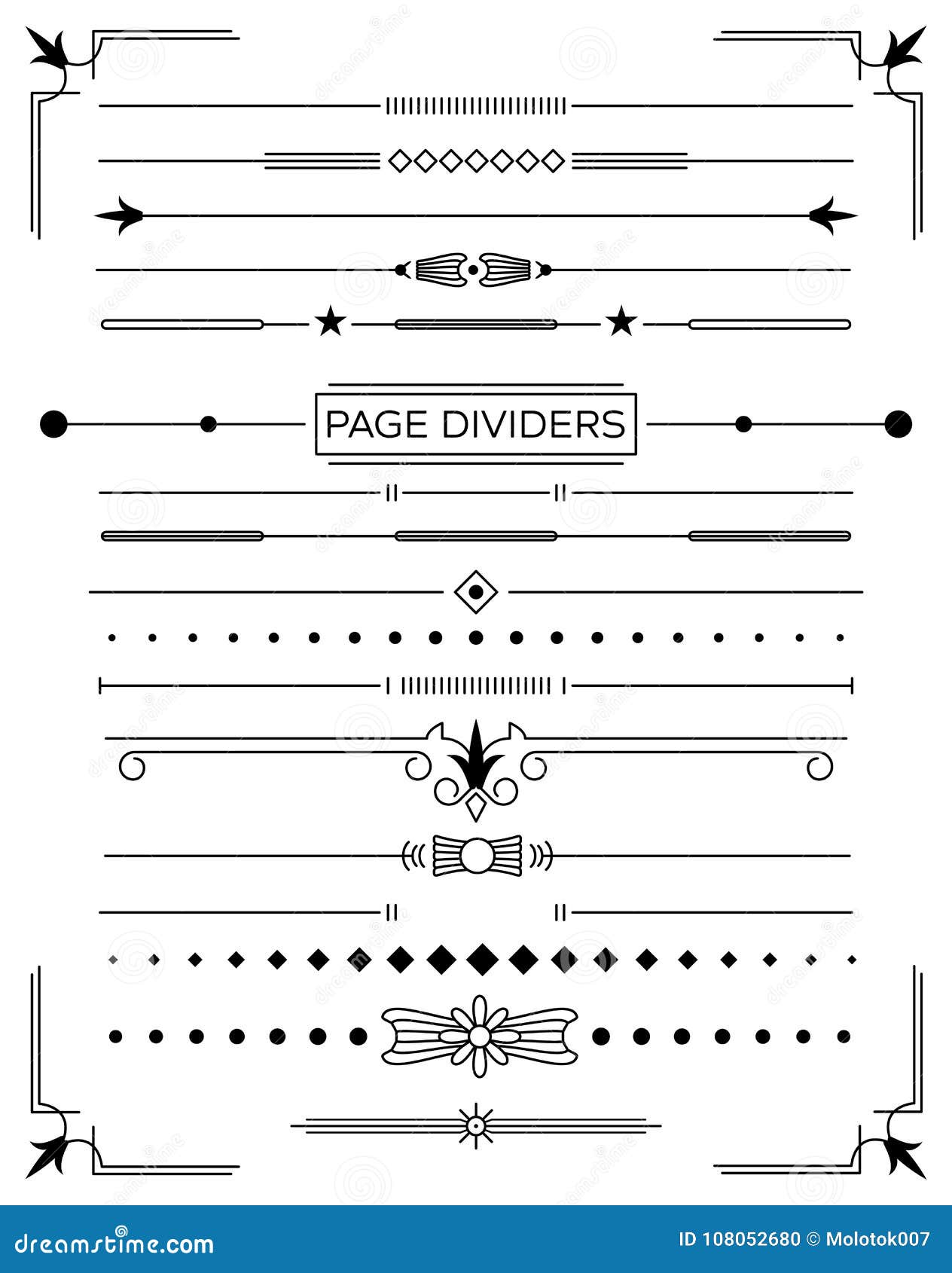 Page Dividers Stock Images - Download 37 Photos