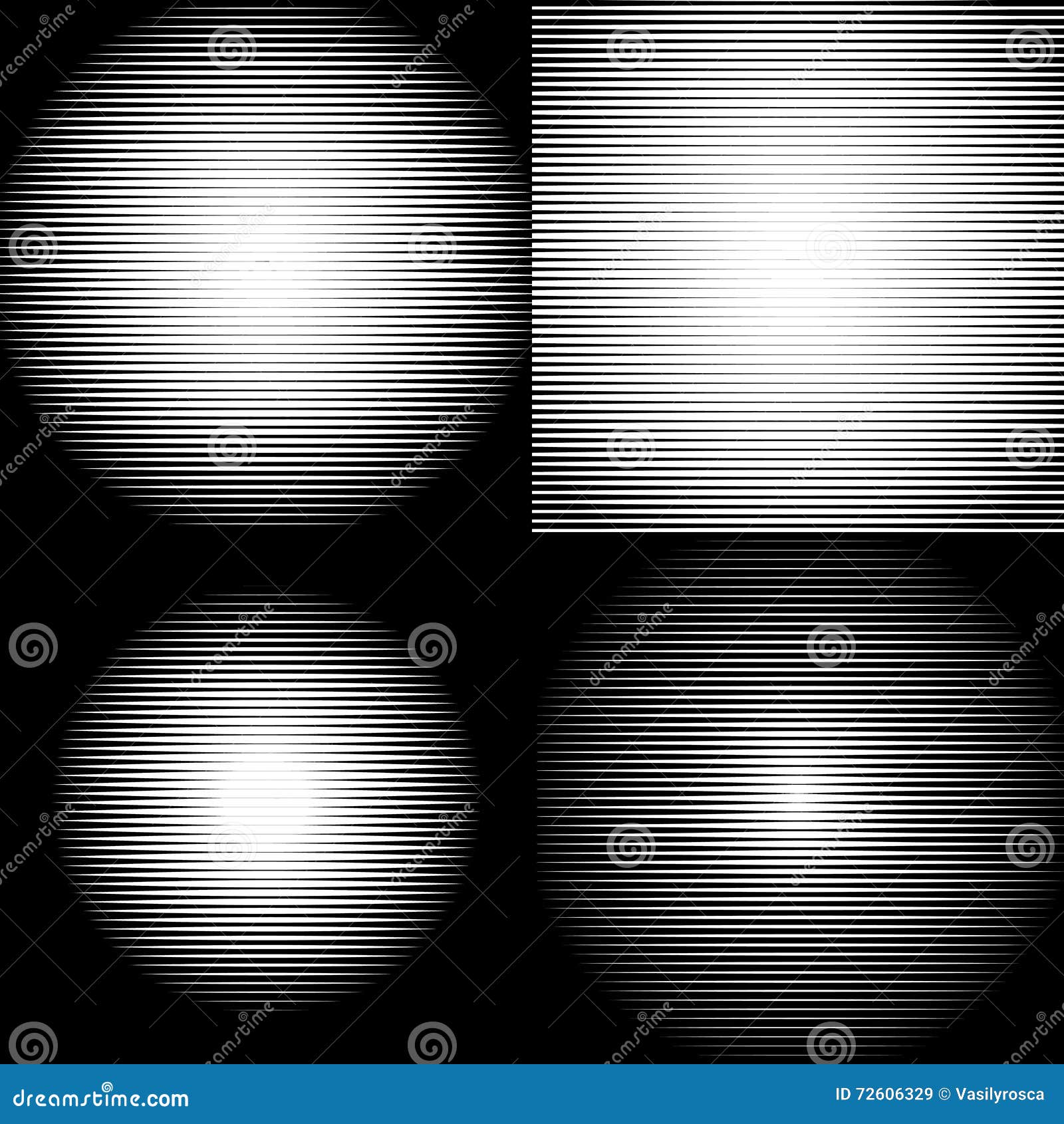 Set of Retro Parallel Halftone Lines Texture, Pattern. Oblique Lines ...