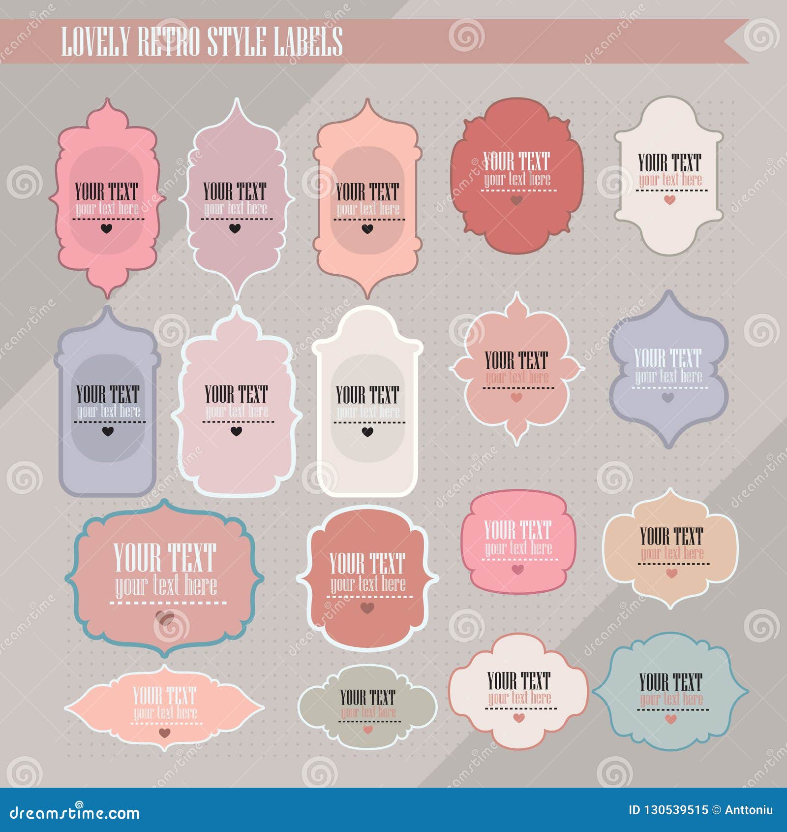 Set of retro style labels stock illustration. Illustration of fashioned ...