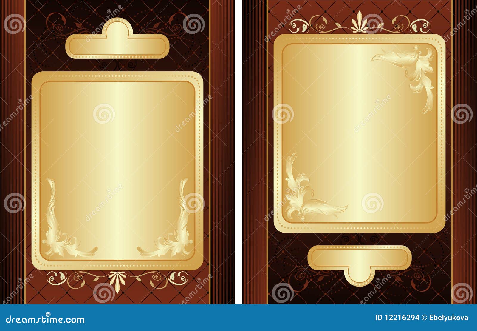 Set of Retro-styled Ornate Labels. Stock Vector - Illustration of ...