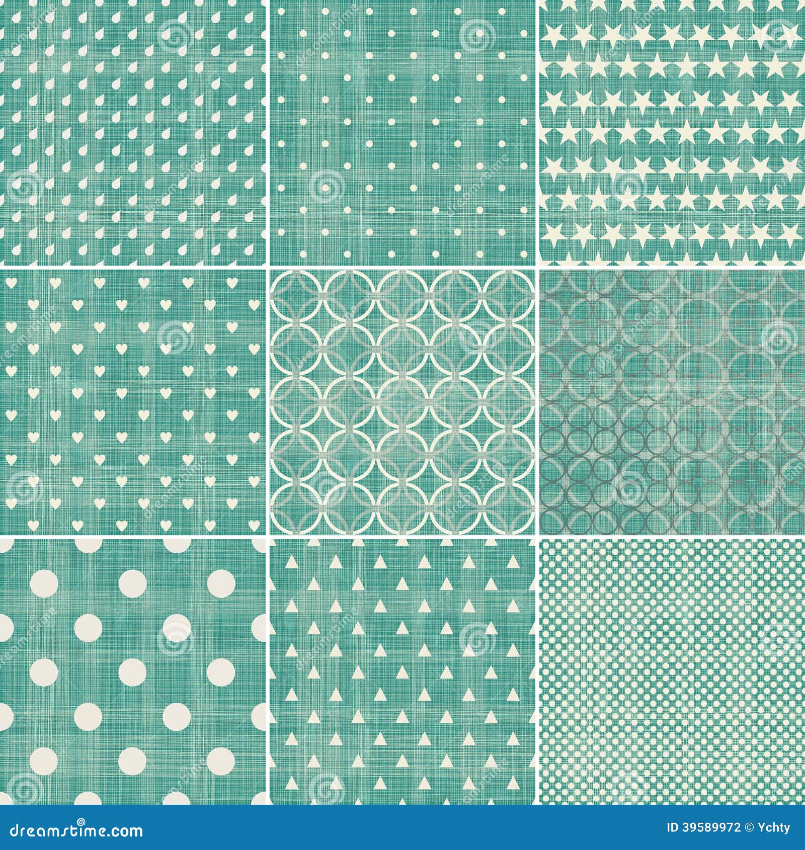 Retro Turquoise Boomerang Banner Background Stock Photography ...