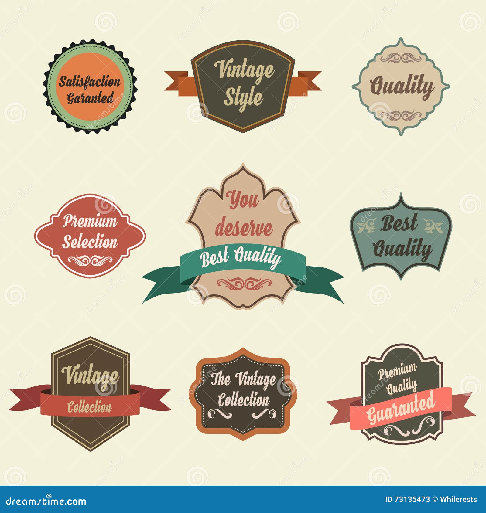 Set of Retro Vintage Badges and Labels. Pin Badge Vector Stock Vector ...