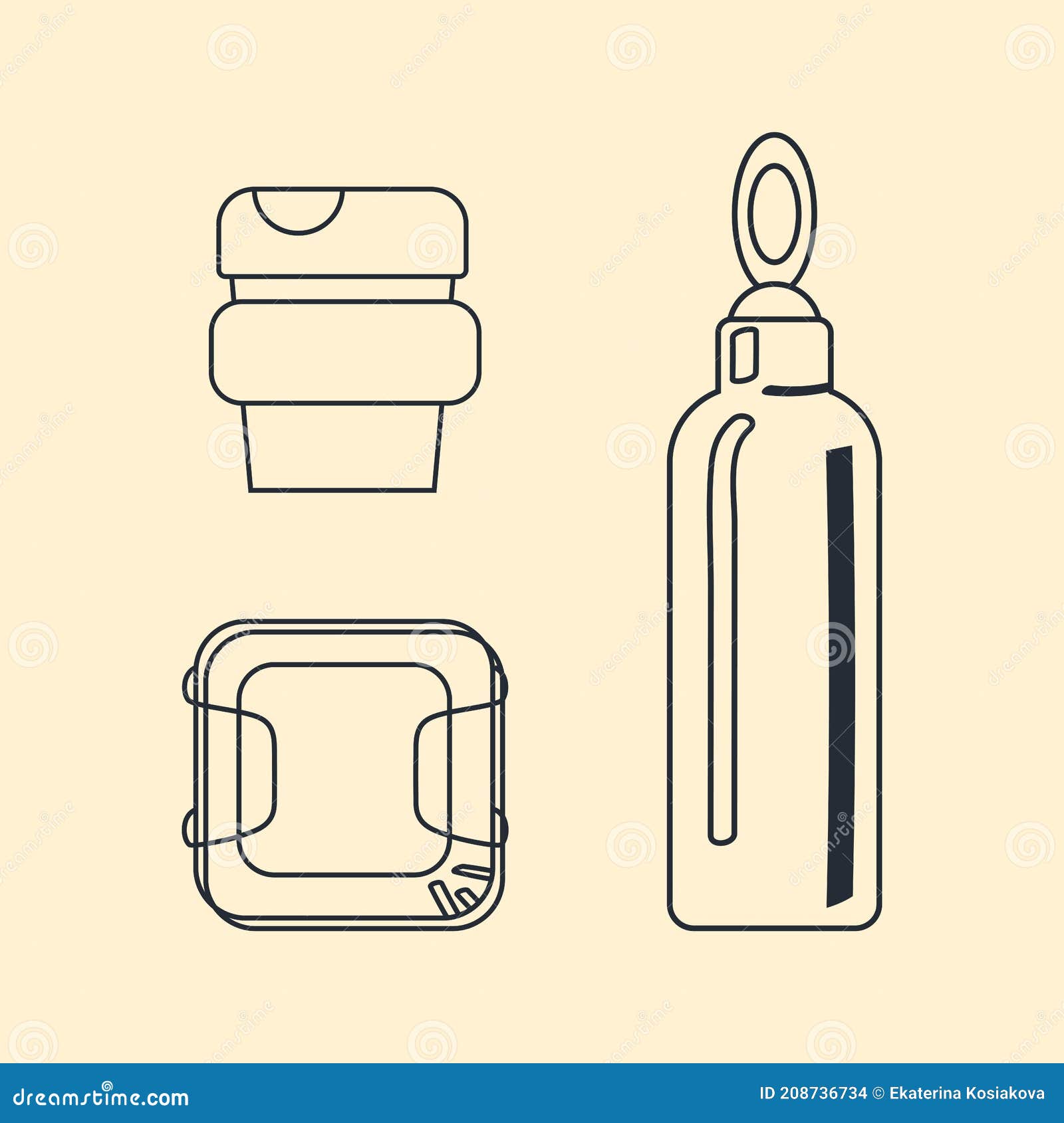 A Set of Reusable Containers for Walking with a Zero Waste Lifestyle ...