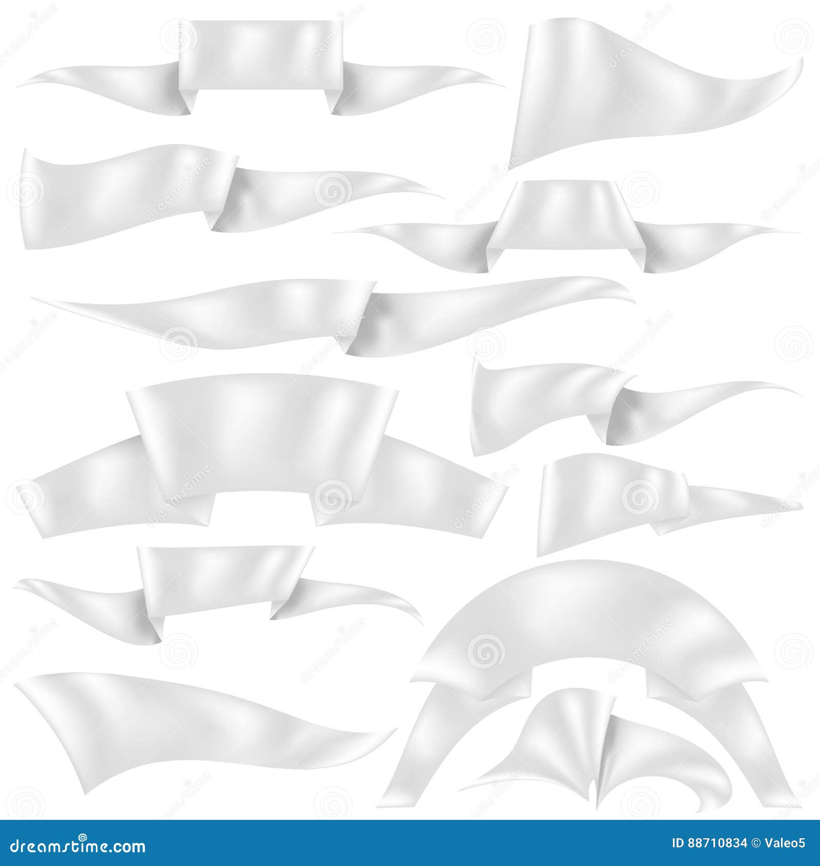 Set of Ribbons. Flag Collection Stock Vector - Illustration of flag ...