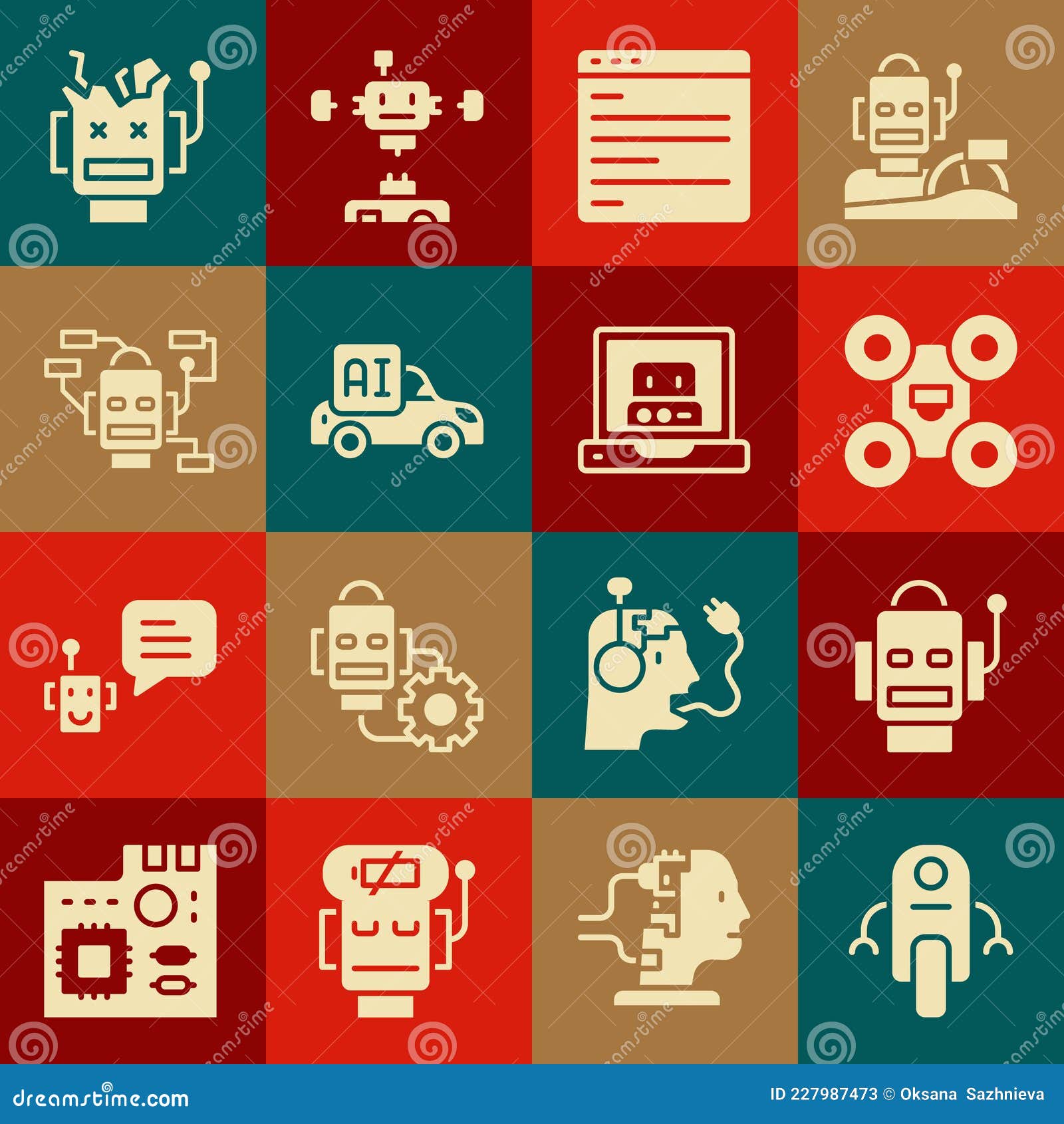 Set Robot, Drone, Computer Api Interface, Autonomous Smart Car, Broken ... Set Robot, Drone, Computer Api Interface, Autonomous Smart Car, Broken ...