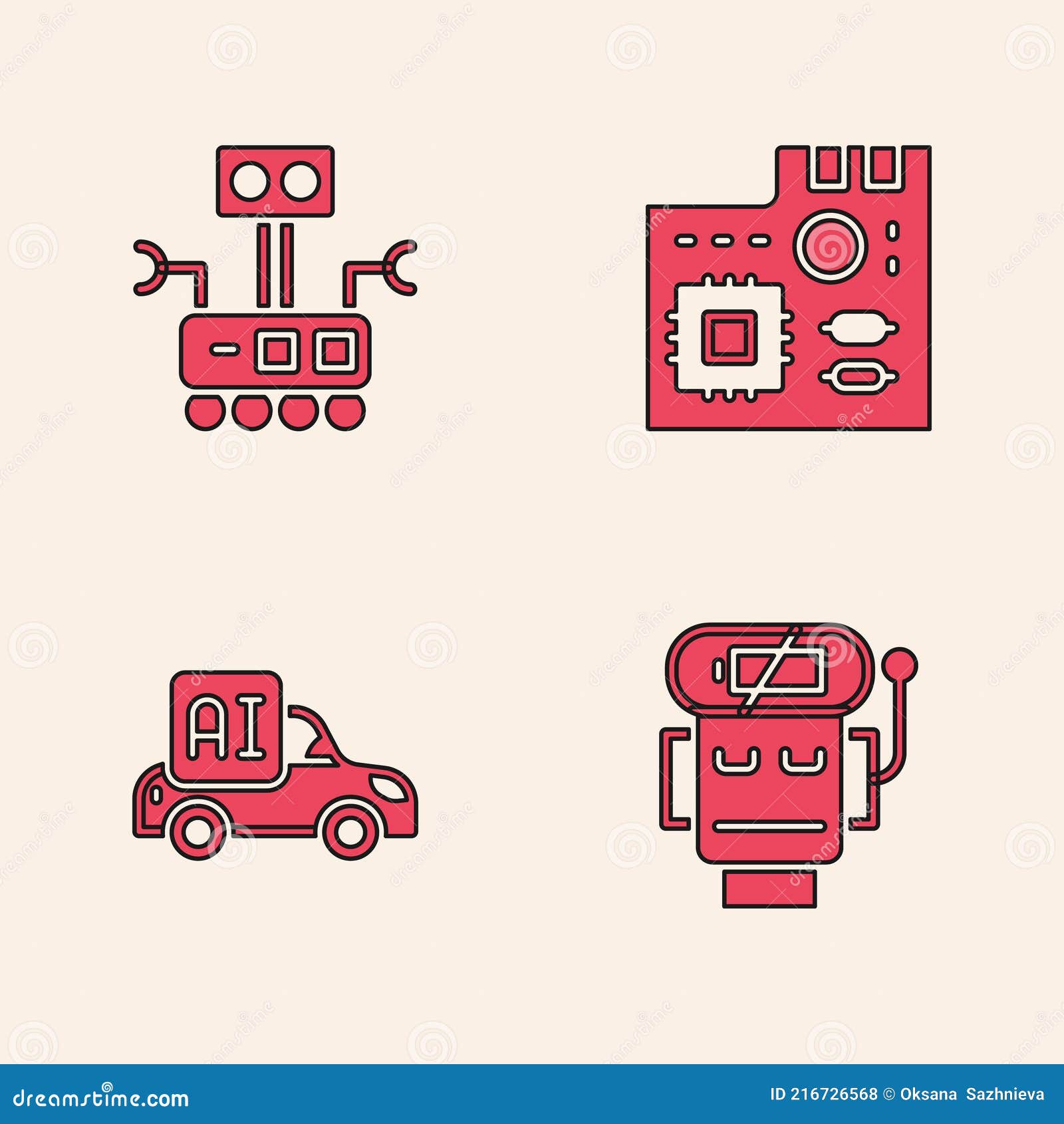 Set Robot Low Battery Charge, , Motherboard Digital Chip and Autonomous ... Set Robot Low Battery Charge, , Motherboard Digital Chip and Autonomous ...