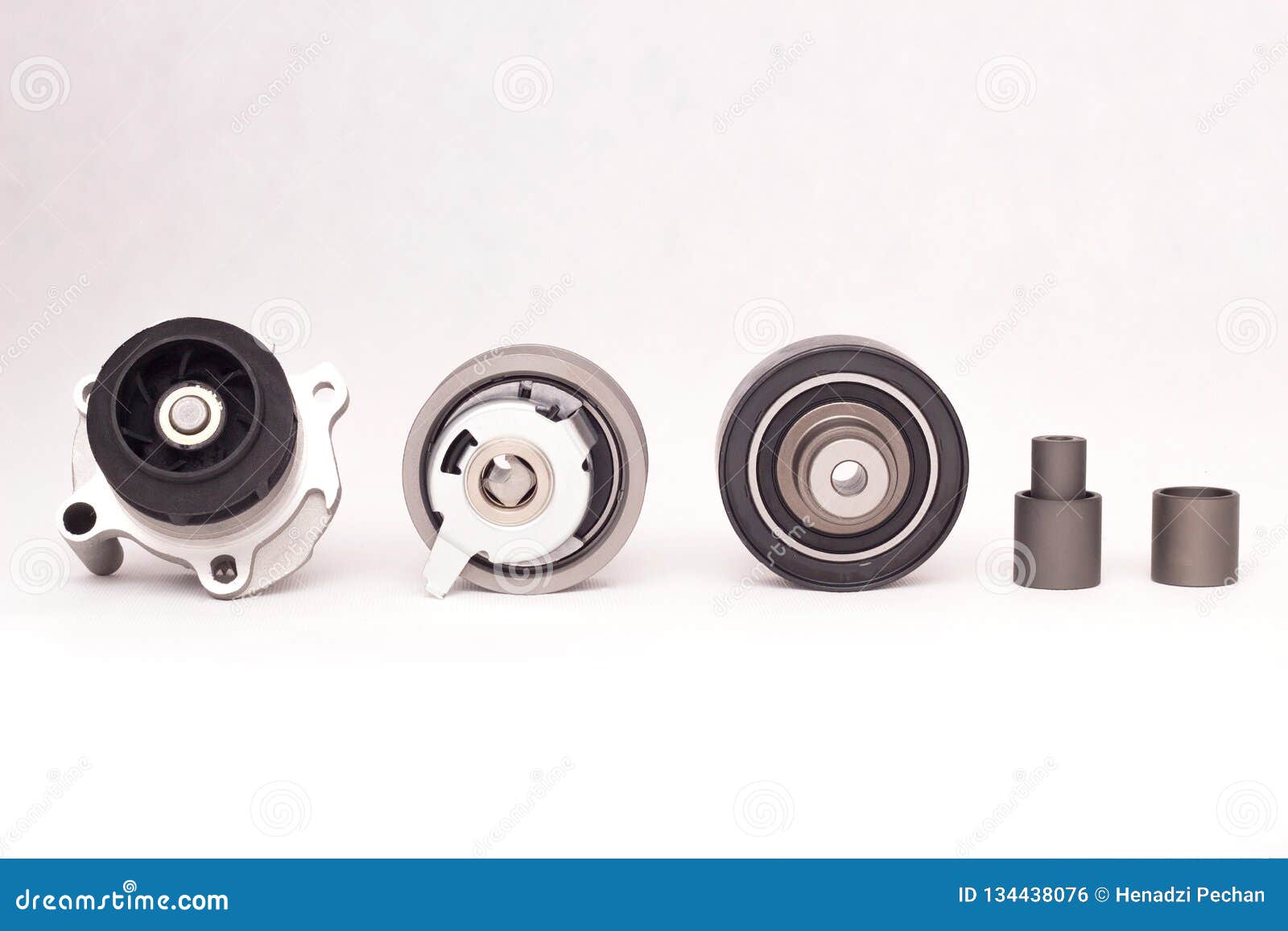 Set of Rollers of the Automobile Engine Timing System and the Cooling ...