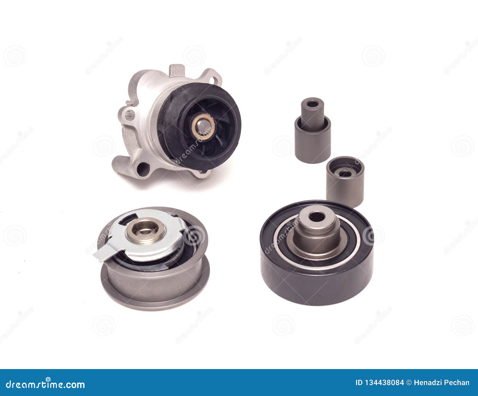 Set of Rollers of the Automobile Engine Timing System and the Cooling ...