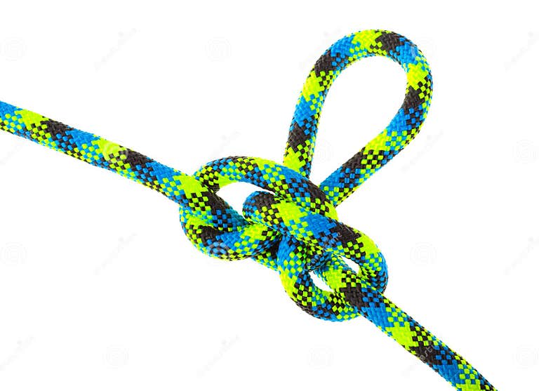 Set of rope knots stock image. Image of bend, fixed, knot - 15117977