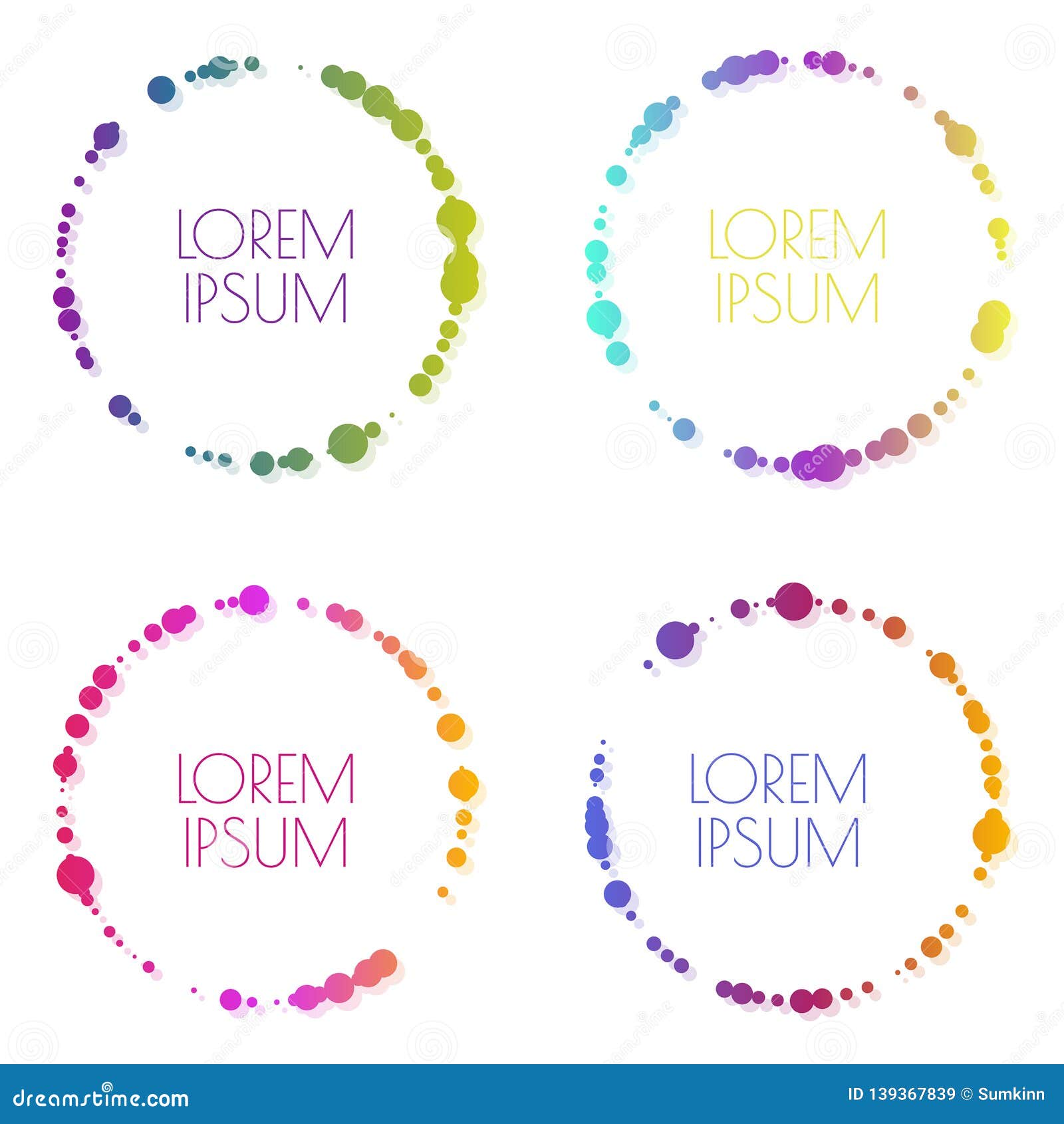 Set Round Bright Colorful Banners. Stock Vector - Illustration of ... Set Round Bright Colorful Banners. Stock Vector - Illustration of ...