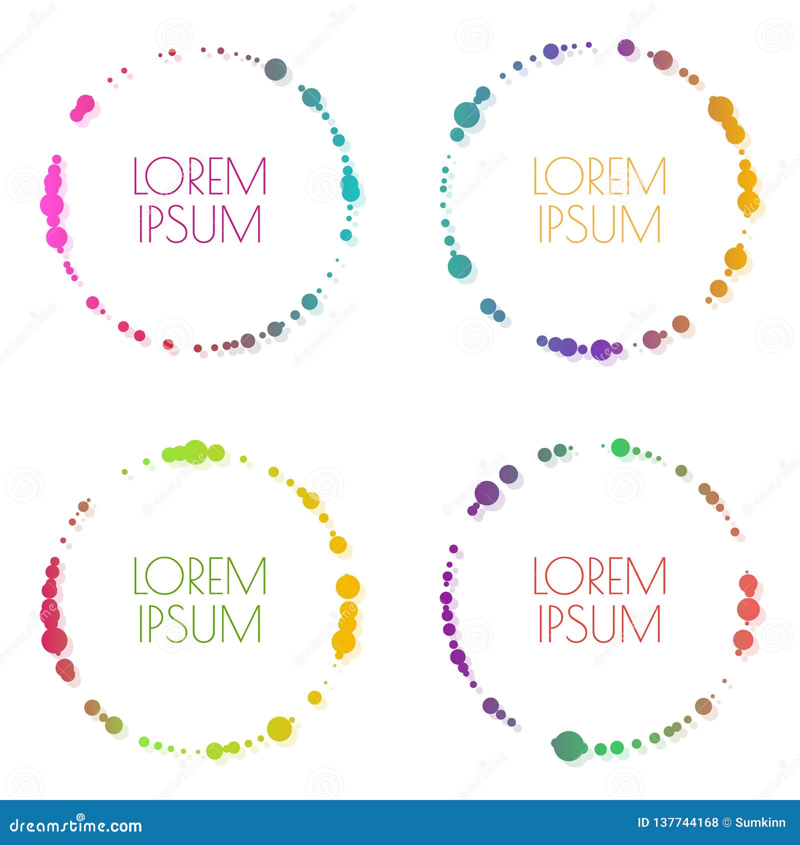 Set Round Bright Colorful Banners. Stock Vector - Illustration of ... Set Round Bright Colorful Banners. Stock Vector - Illustration of ...