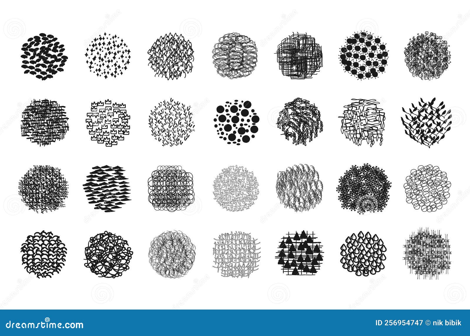 Set of Round Design Shapes, Vector Illustration Stock Vector ...