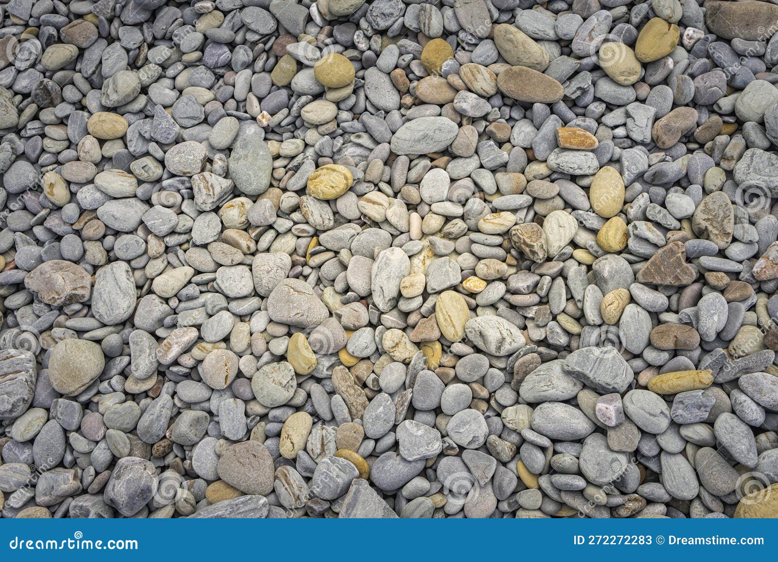 Set of Rounded Stones of Different Sizes and in Gray Tones. Stock Image ...