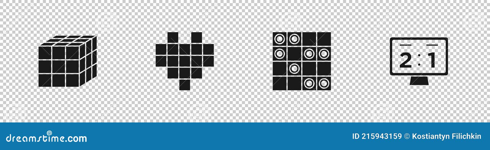 Pixel Or Scoreboard Alphabet, Numbers And Symbols Vector Illustration ...