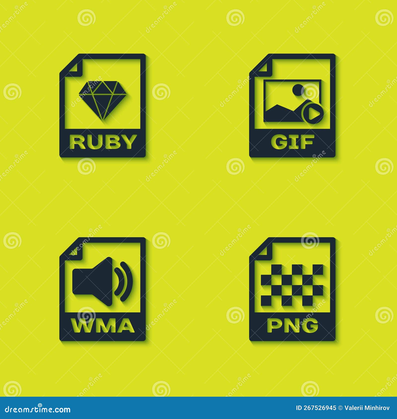 Set RUBY File Document, PNG, WMA and GIF Icon. Vector Stock Vector ... Set RUBY File Document, PNG, WMA and GIF Icon. Vector Stock Vector ...