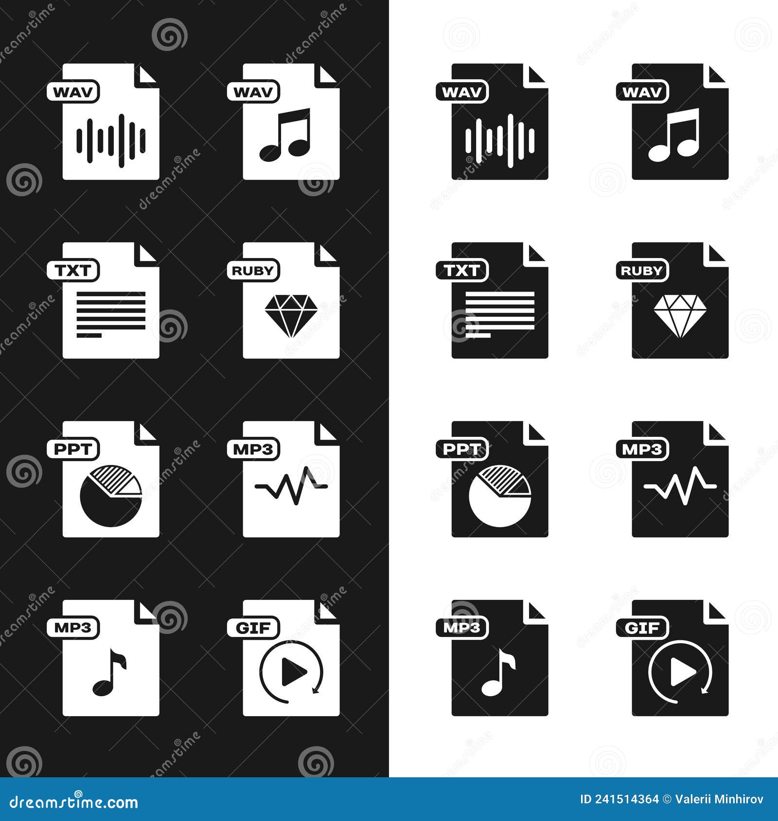 Set RUBY File Document, TXT, WAV, PPT, MP3, GIF and Icon. Vector Stock ... Set RUBY File Document, TXT, WAV, PPT, MP3, GIF and Icon. Vector Stock ...