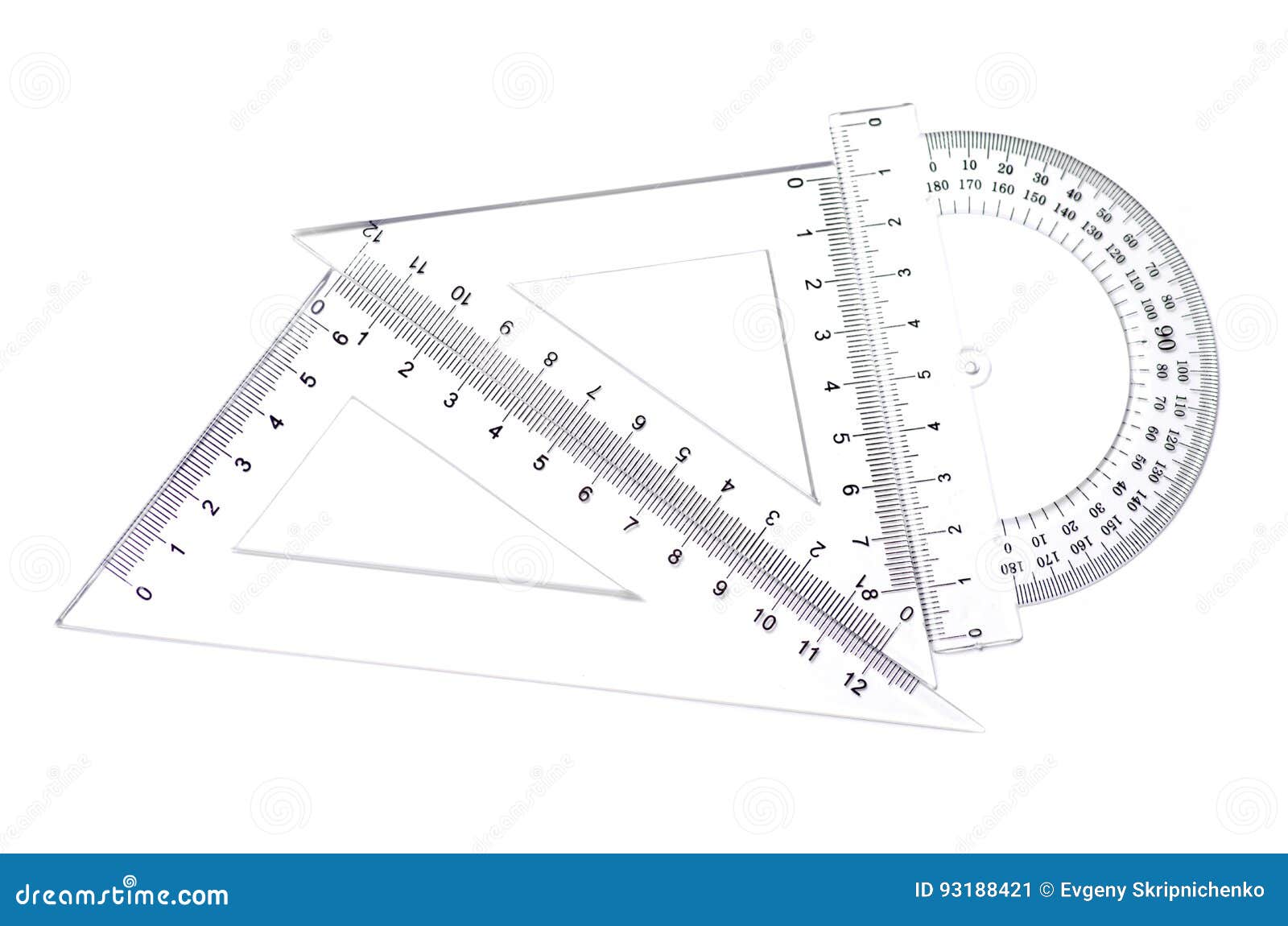 Set of rulers stock image. Image of accuracy, measurement - 93188421