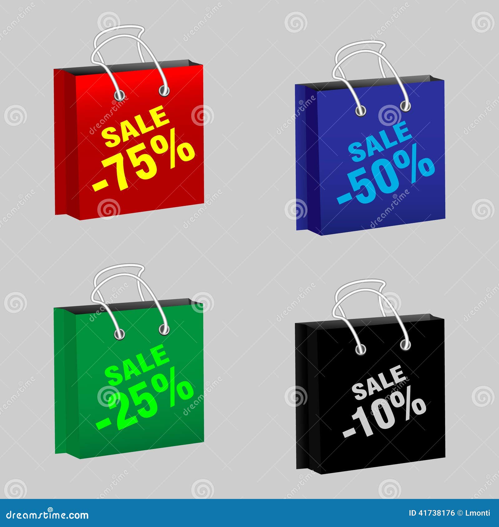 Set sale packages stock vector. Illustration of merchandise - 41738176