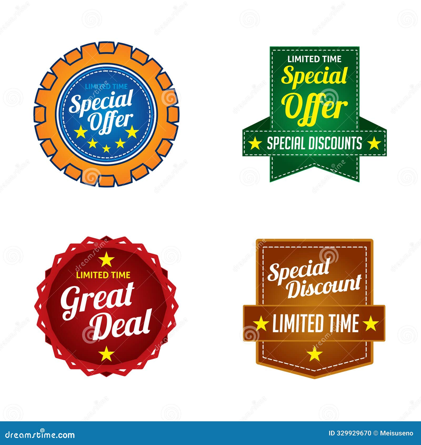 Set of Sales Badges Icon Vector Logo Template Illustration Design Stock ...