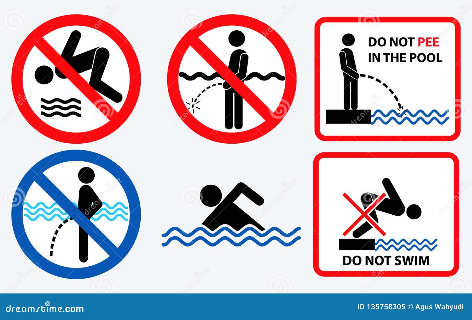 Set of sanitary sign stock illustration. Illustration of easy - 135758305