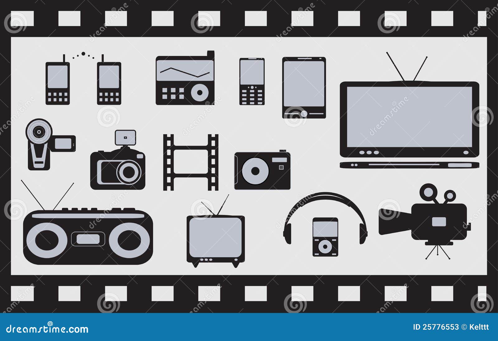 Technical Objects And Units Of Assemblies And Mechanisms Vector ...
