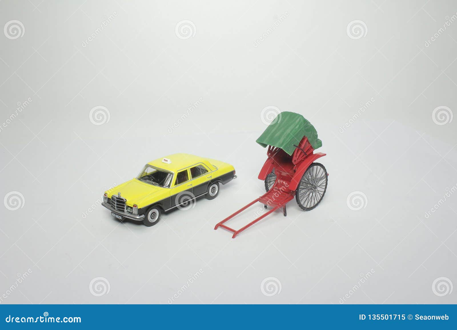 A Set of Scale Model of Old Transport Stock Image - Image of scale ...