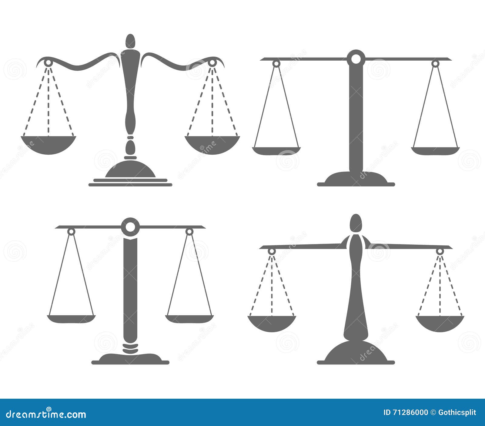 Set of scale vectors. stock vector. Illustration of graphic - 71286000