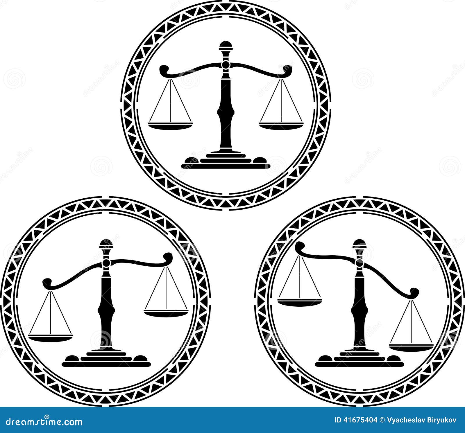 Set of scales. stencils stock vector. Illustration of comparison - 41675404