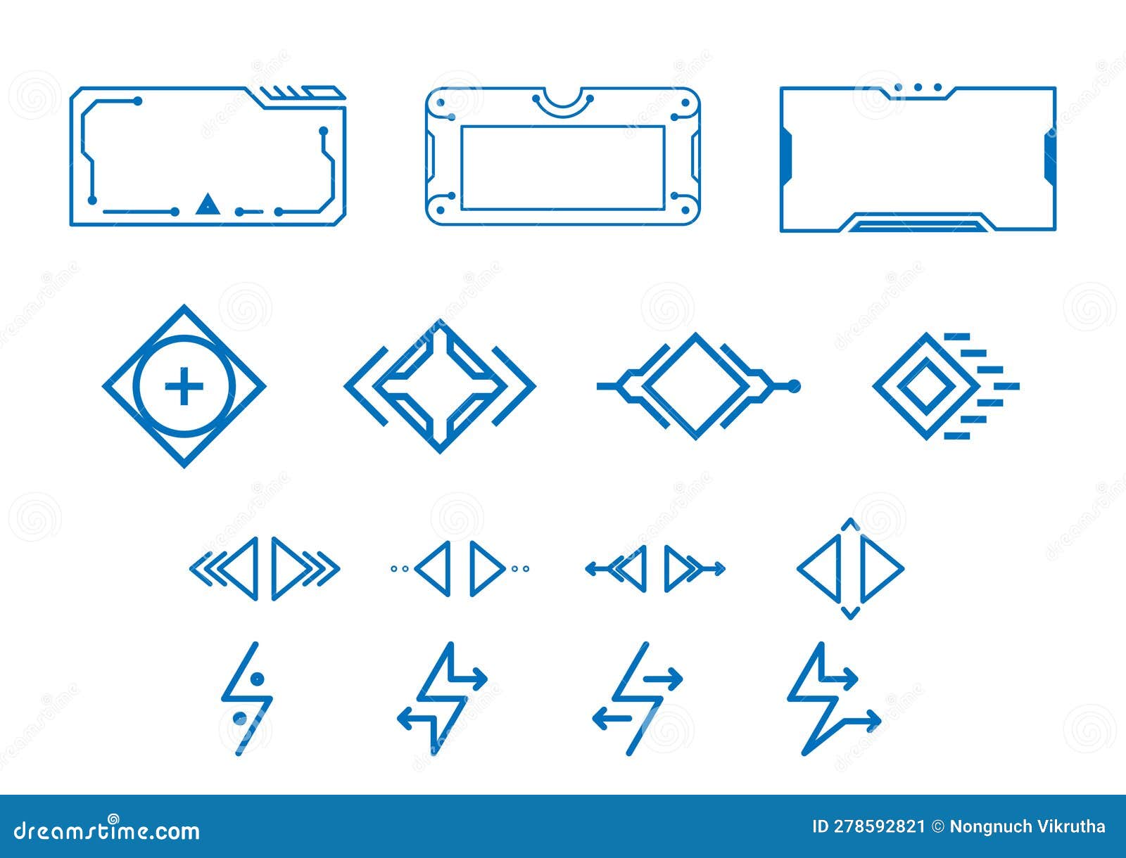 Set of Sci Fi Ui Hud Web Futuristic Elements Modern Icons on the Topic ... Set of Sci Fi Ui Hud Web Futuristic Elements Modern Icons on the Topic ...