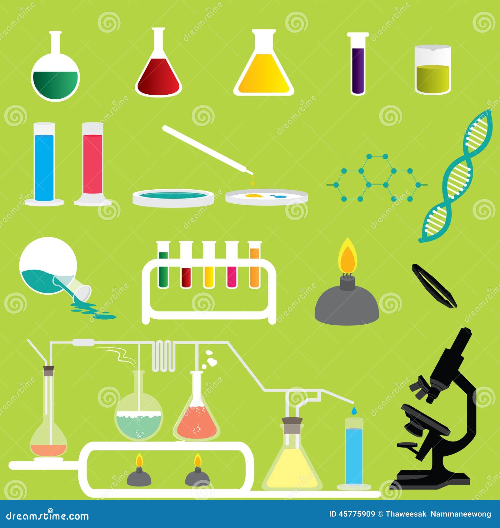 Set of Science Chemicals Research and Experiment Laboratory Vectors and ... Set of Science Chemicals Research and Experiment Laboratory Vectors and ...