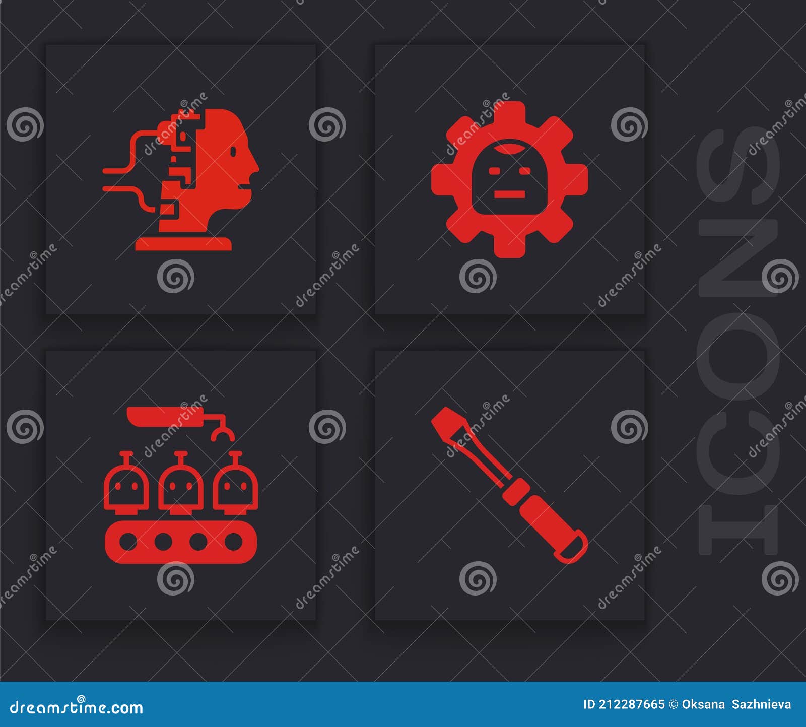 Set Screwdriver, Robot for Maintenance, and Industrial Production of ...