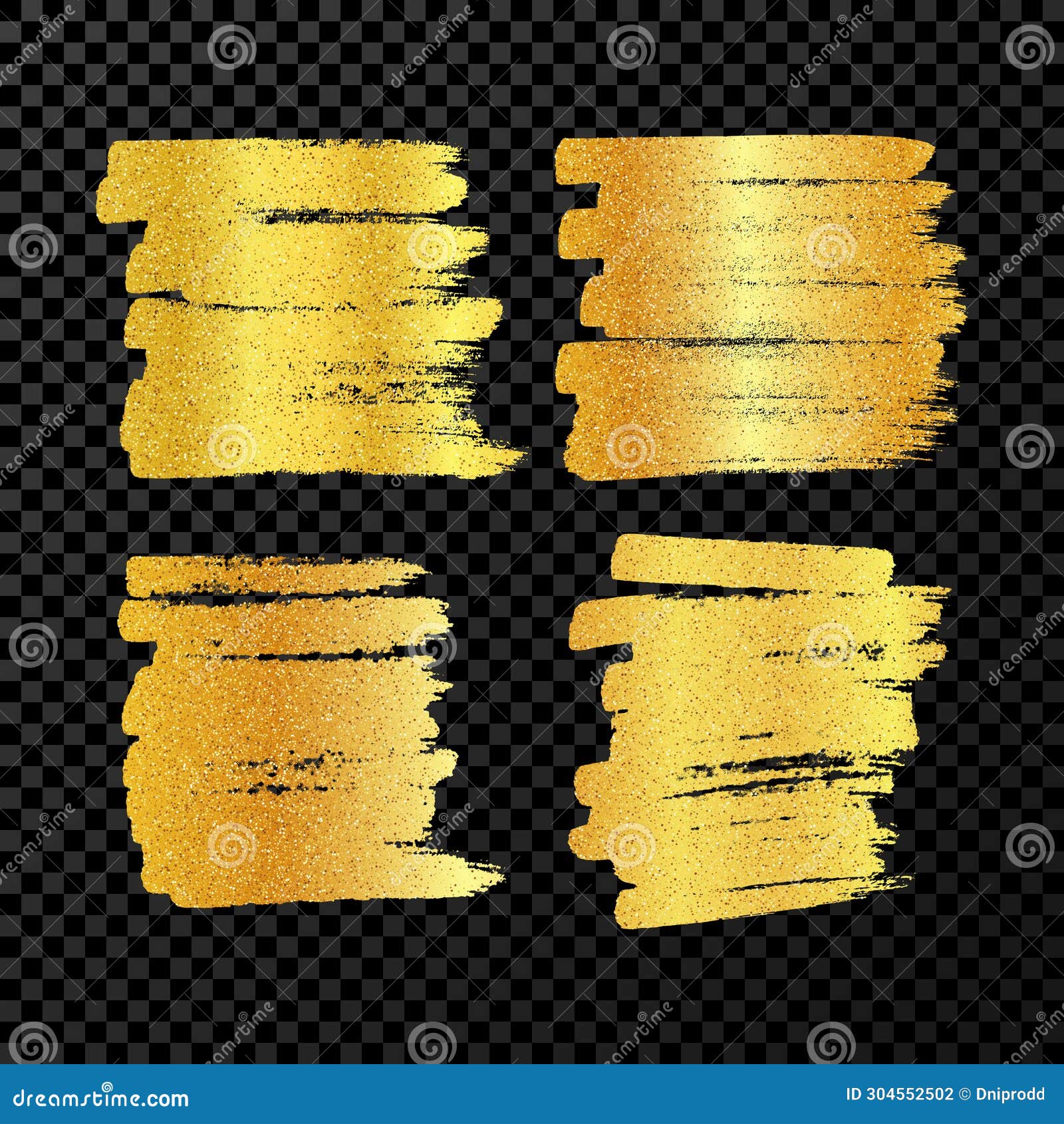 Set of Scribble with a Gold Marker Stock Illustration - Illustration of drawn, foil: 304552502