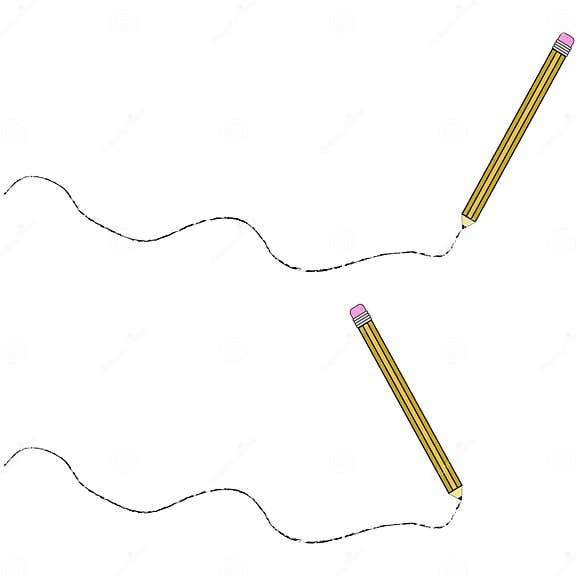 Set of Scribbling Pencils stock vector. Illustration of pencil - 12991413