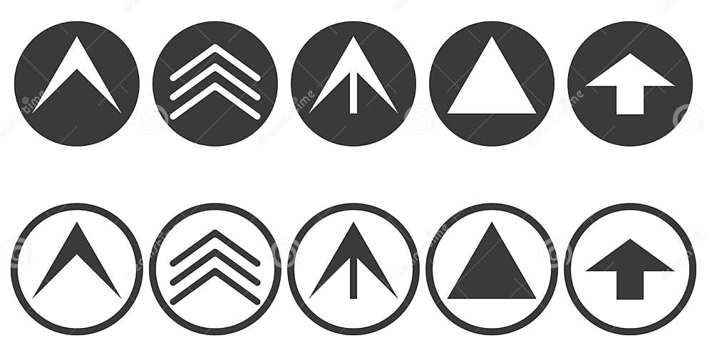 Set the Scroll Up Icon, Vector Icon and Direction of the Scrolling ...