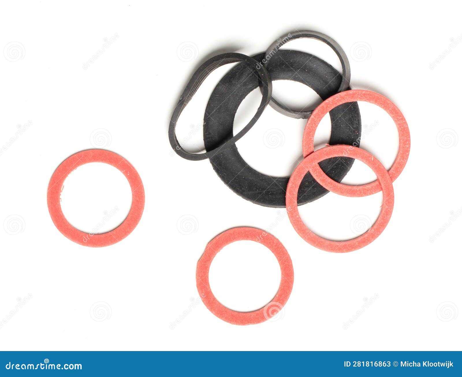 A Set Of Sealing Rubber Rings Of Different Sizes, Designed To Seal ...