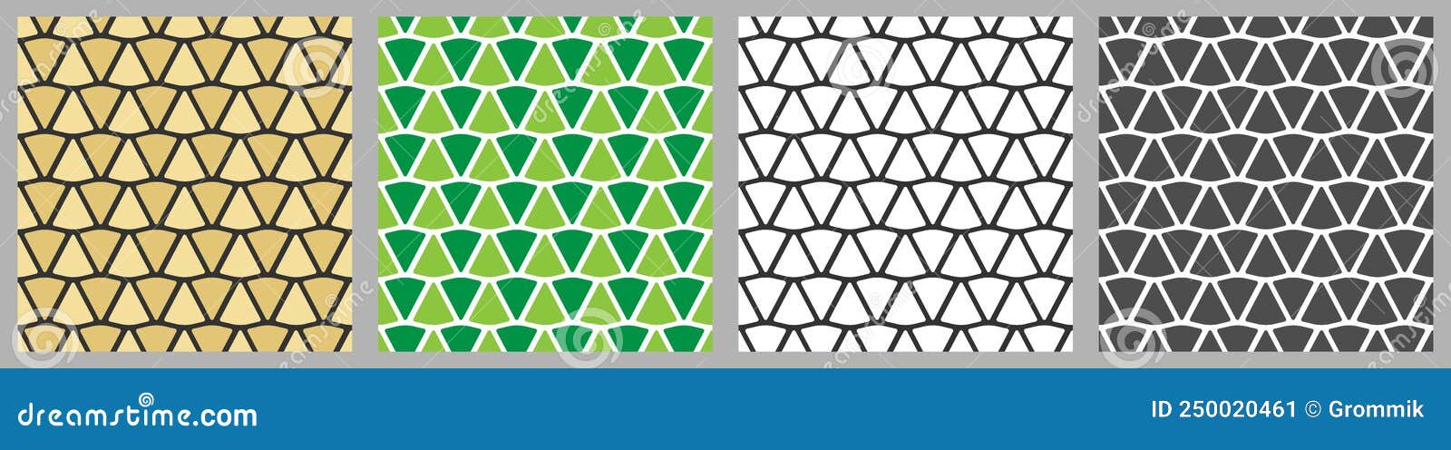 Set Seamless Abstract Pattern of Arbitrary Shapes of Different Color ...